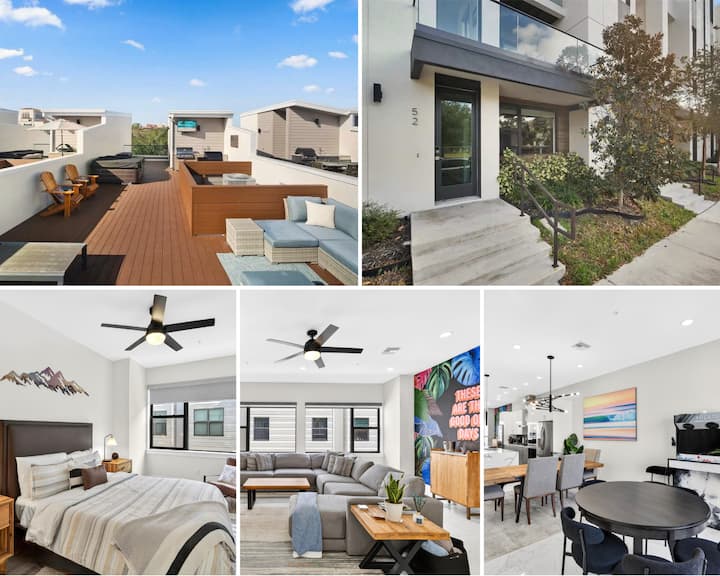 Sunny 4br Sarasota Retreat With Hot Tub & Rooftop - Sarasota, FL