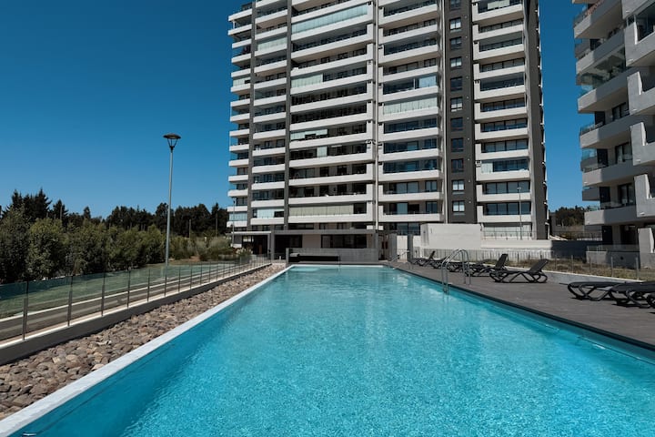 Depto. En Concón A 8 Min De La Playa + Parking - Concón