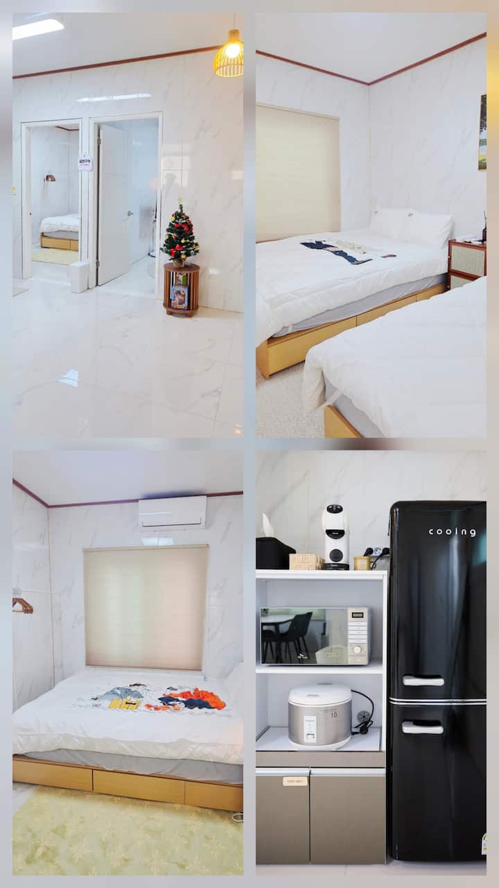 [New50%할인]공연. 기본4인요금. 쾌적한부산여행. 광안리해변5분.맛집.서면.가족숙소 - Busan