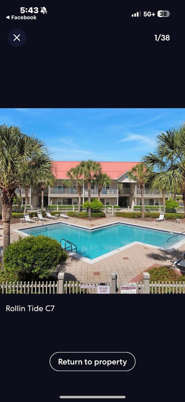 Pet Friendly With Pool 5 Min Walk To Beach - Seagrove Beach, FL