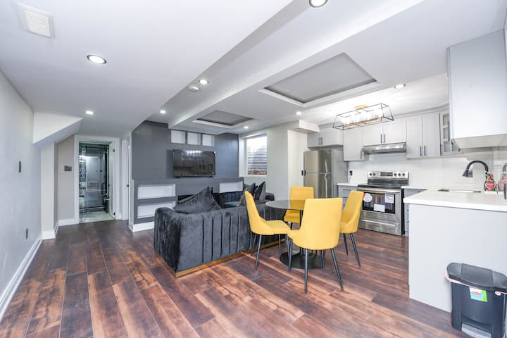 Contemporary Home W/separate Entrance & Fireplace - Brampton