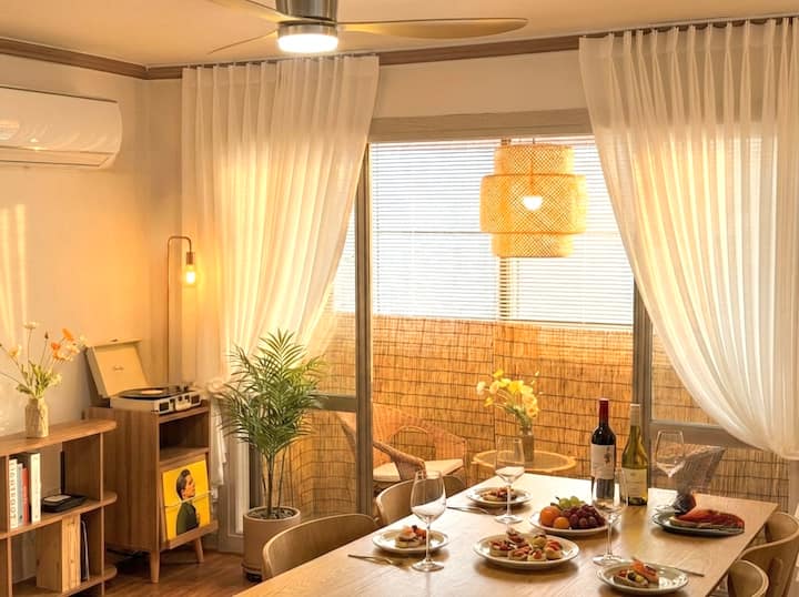 À 1 Min Gare Busan | 5 Ch, 9 Grands Lits | 18 Pers - Corée du Sud