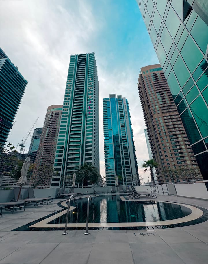Luxury Jlt Duplex 1br | Hotel Service Available - Dubai Marina