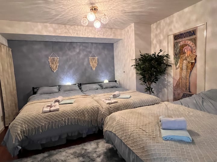 オープンセール!東京と横浜の中間 街とつながるペントハウス 駅近商店街に泊まる 最大8人 長期歓迎 - Yokohama