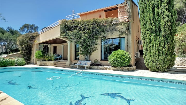 Villa Presqu'île-vue Merparking-3 Logements-14p - Marseille