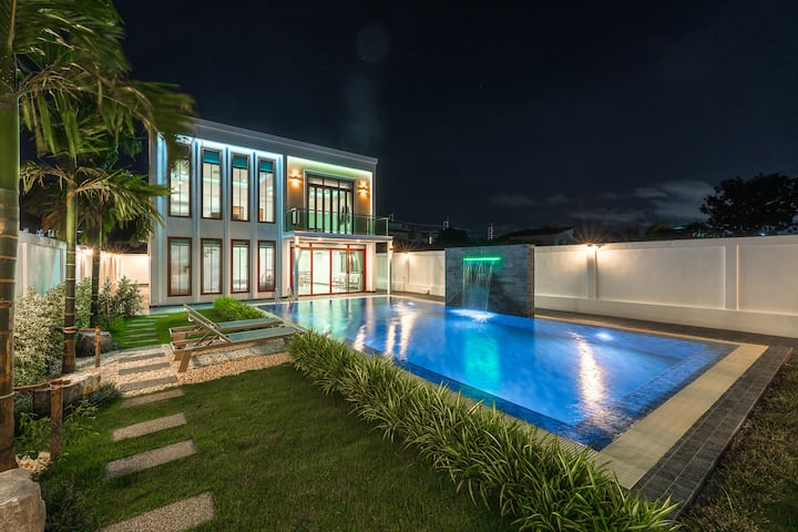 *3br Villa W/waterfall Pool | Quiet & Central V154 - Phuket