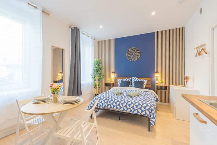 Studio Marine En Plein Centre Ville - Équihen-Plage