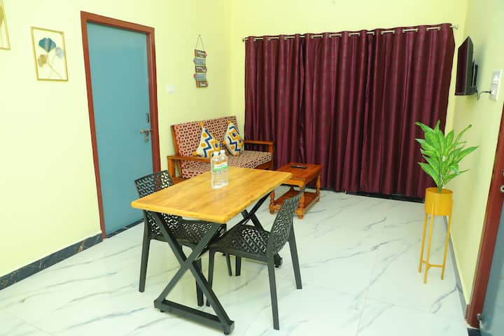 Sandy Toes | Beachview 2bhk|white Town & Promenade - Pondichéry