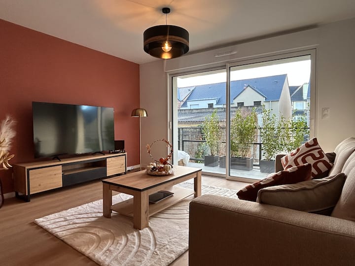 Le 7ième Quai : T3 Cosy à Proximité De La Gare - Saint-Brieuc