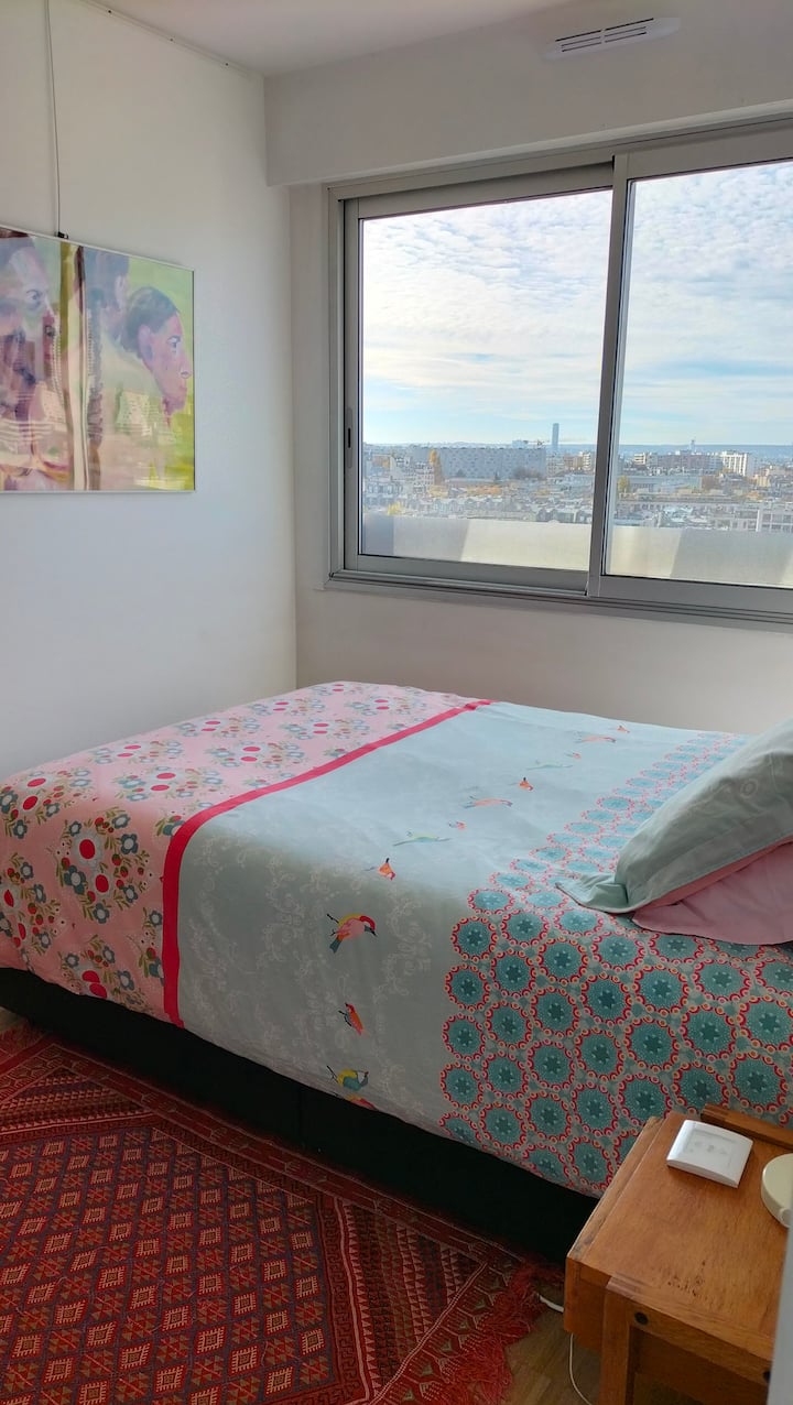 Chambre + Douche Et Wc Privés , Vue Sur Paris - Paris