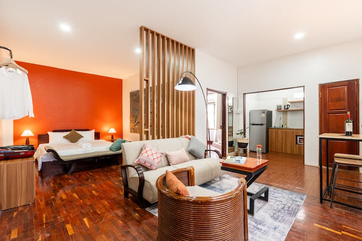 [Promotion 20%] Central Apt• Free Laundry• Smarttv - Vientiane