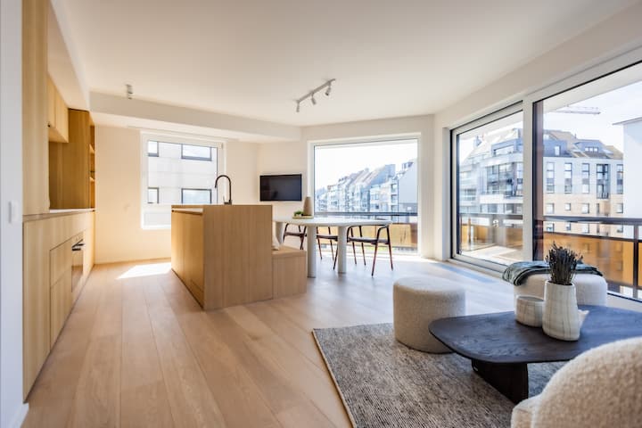 Appartement Neuf, 3 Chambres, Centre Knokke - Bruges