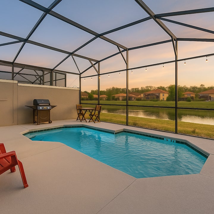 Cozy 4br Lakeview Home • Pool, Bbq & Family Fun! - Kissimmee, FL