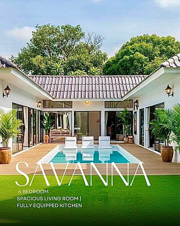 Savanna- Pool Villa I 6 En-suite Bedrooms - Chiang Mai
