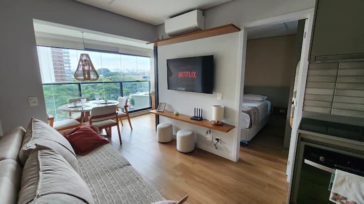 403ap Moema | Próx Ibirapuera C/ Garagem | Piscina - São Paulo