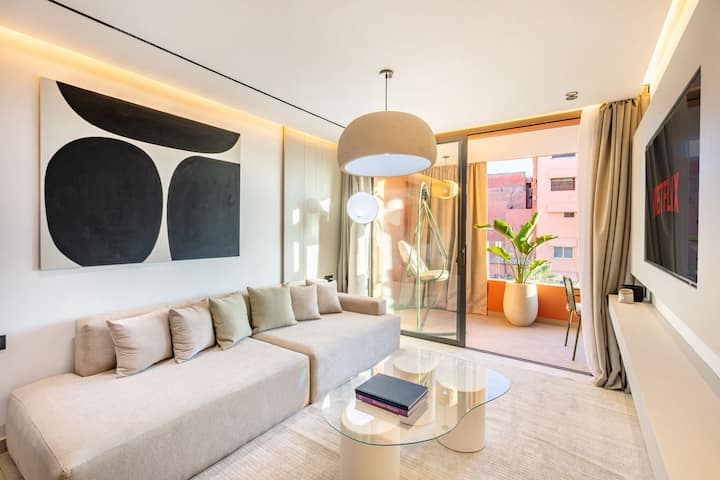 Guéliz Centre – Appart Design Avec Balcon - 