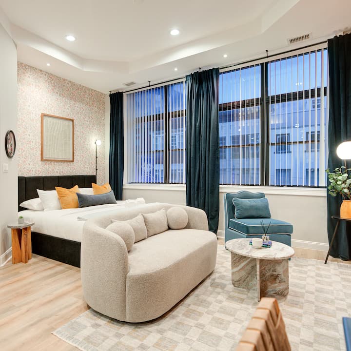 Chic Studio W/ King Bed In Washington Square - Philadelphia