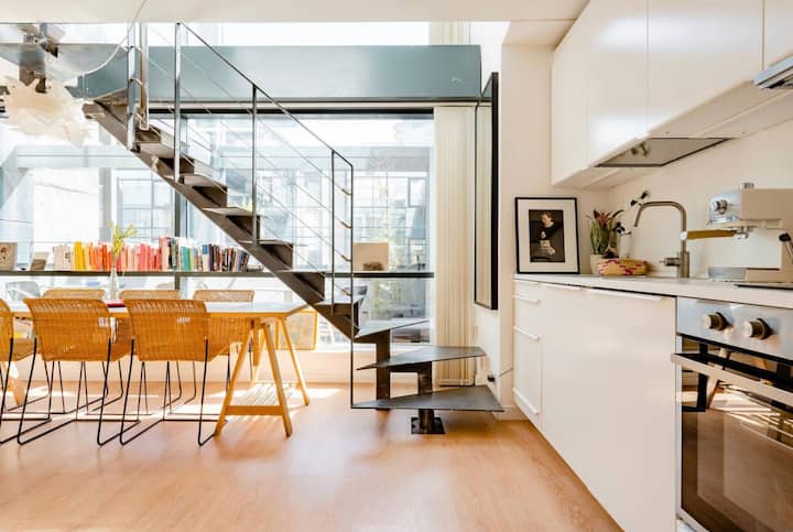 Artsy 2 Bedroom Loft In Madrid With Terrace! - Madrid