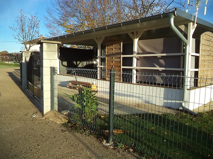 Mobil Home Sur Terrain Privé Clôturé - Lure