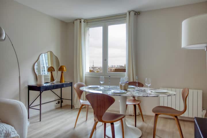 Appartement Luxe Spacieux Vue Magique Tout Paris - Boulogne-Billancourt