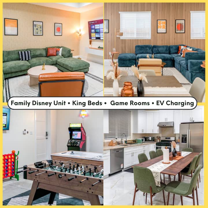 New Fam Disney Villa • King Beds + Game Room + Ev - Huntington Beach, CA
