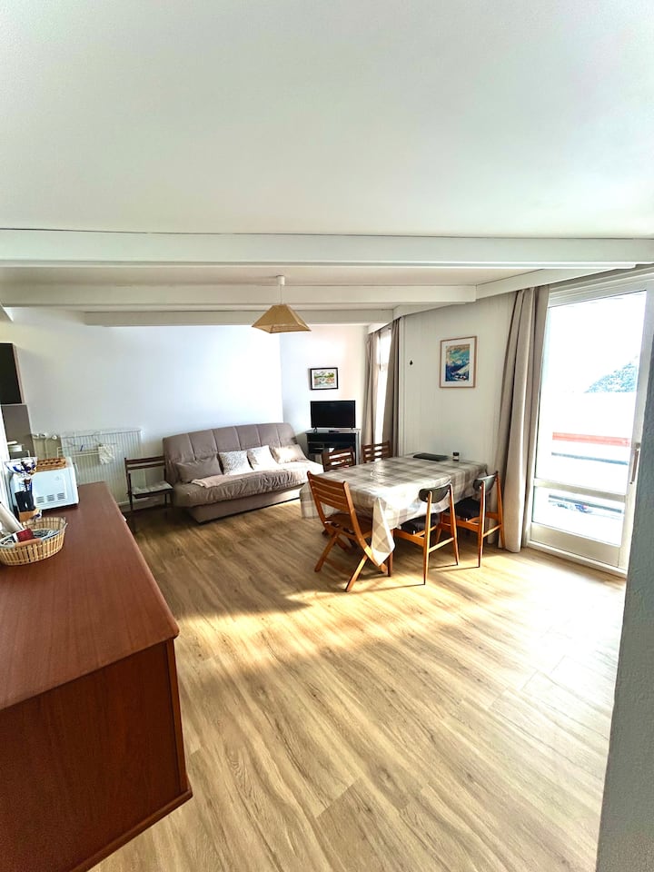 La Mongie - T2, 6 Pers. Plein Sud Face Aux Pistes - La Mongie