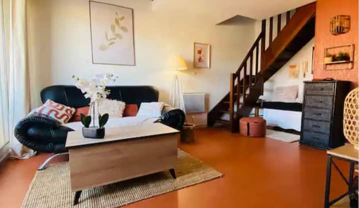 Appart Duplex - 5 Pers - Plage 100m - Parking - Sainte-Marie-la-Mer