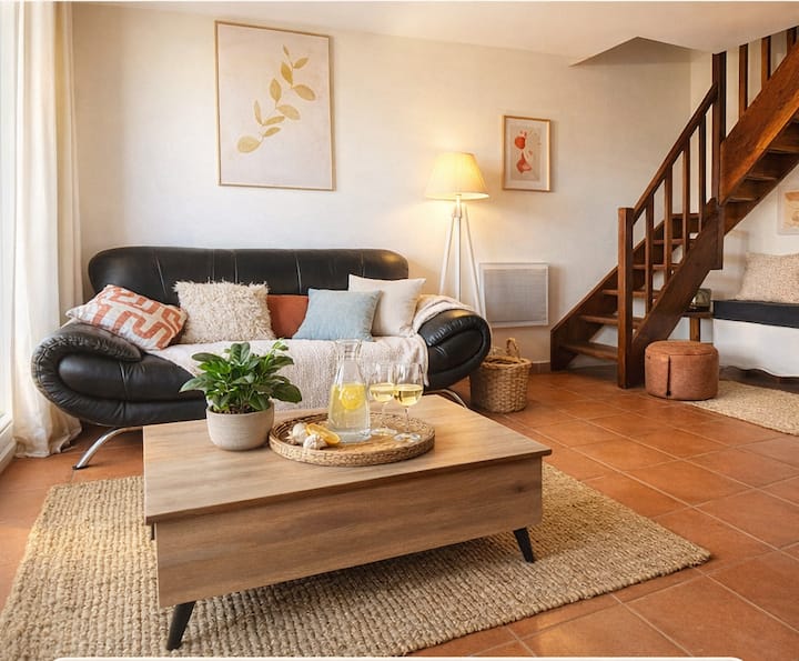 Charmant Duplex Terrasse-plage 100m-parking-clim - Sainte-Marie-la-Mer