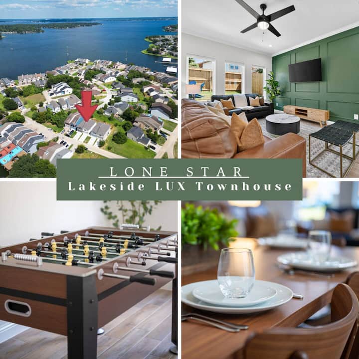 Elevated Lakeside Retreat: Firepit, Foosball, Tv's - Conroe, TX