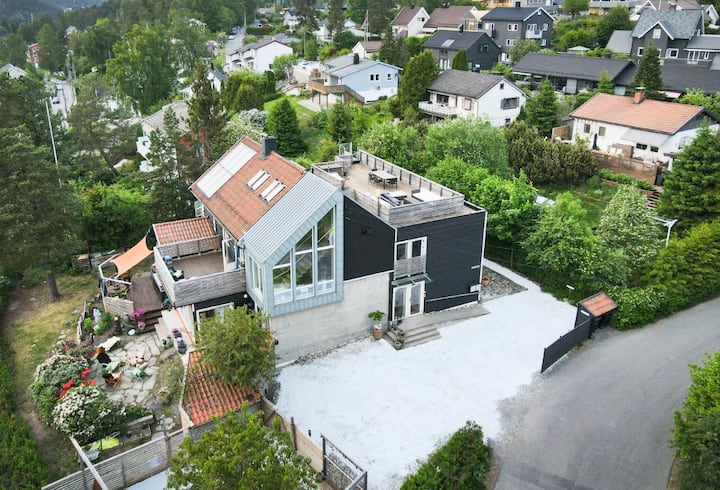 Attic Apartment In Villa With Rooftop Terrace - Oslo
