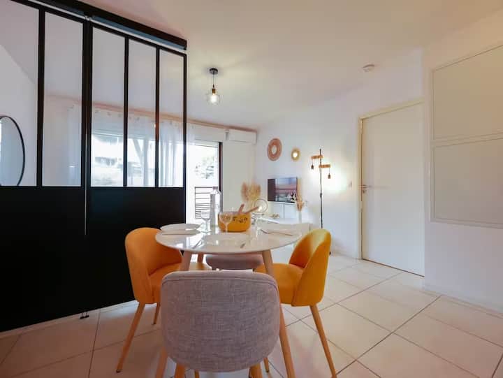 L'alba Rosso - Climatisation, Terrasse Et Parking - Castelnau-le-Lez