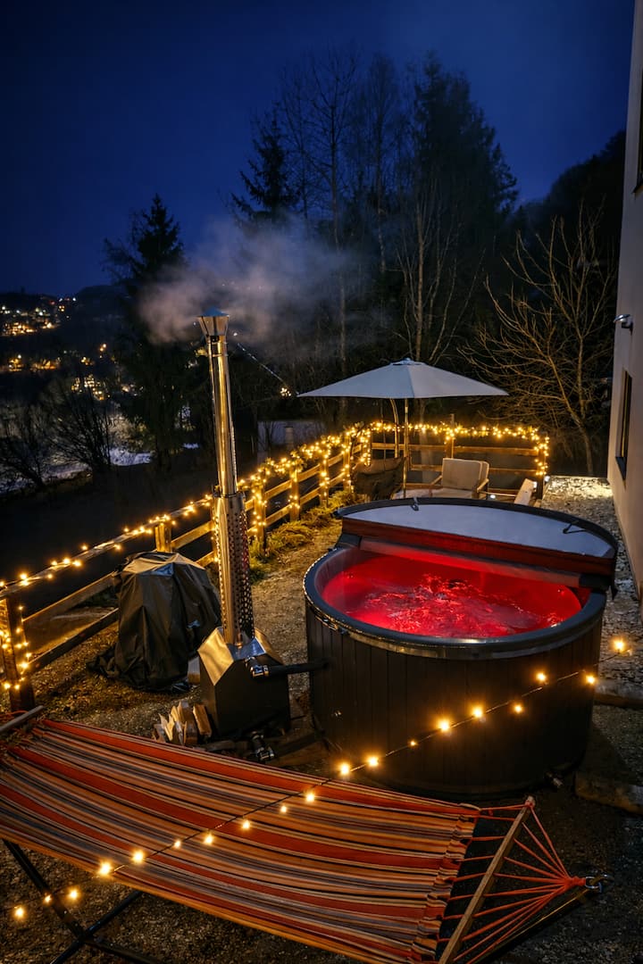 Apartament Panoramic View Bran 2 Camere, 2 Băi - ルーマニア ブラン