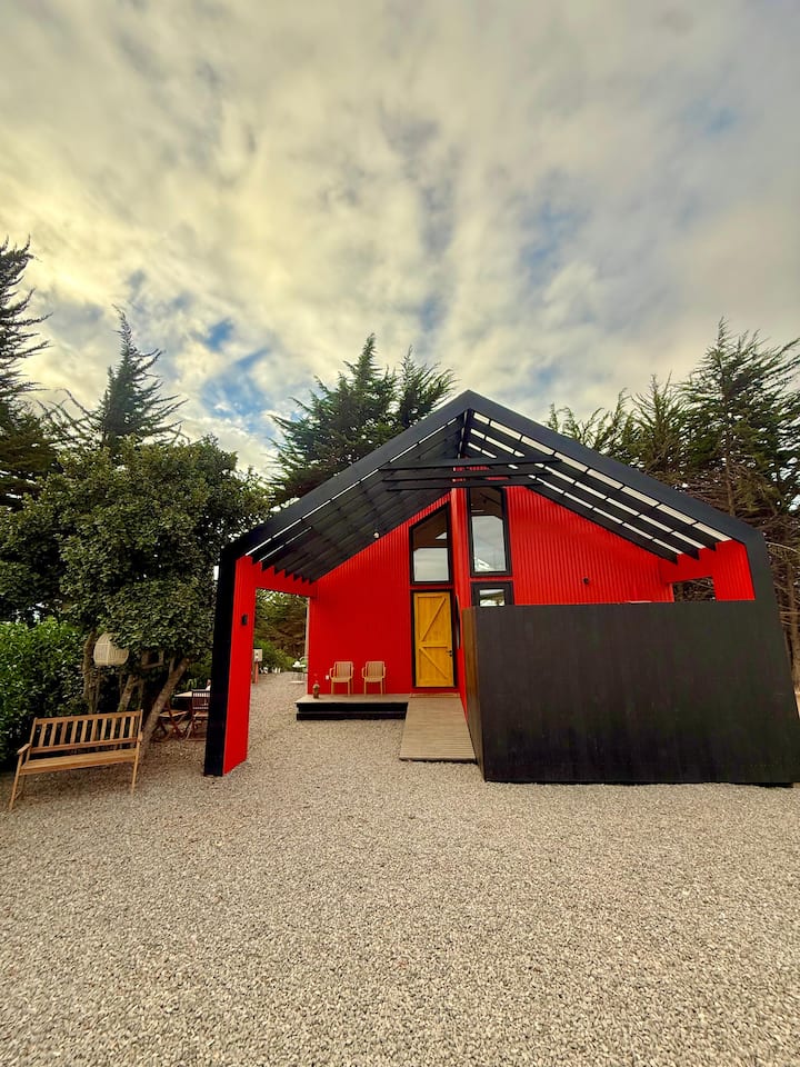 La Casa Roja, Desconexión En El Pangal, Cahuil. - Chile