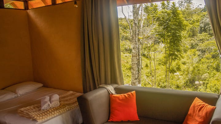 Cabañas En El Bosque Para Grupos - San Carlos, Colombia