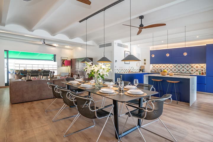 Luxury Central Duplex Penthouse – 1 Min To Beach - Sitges