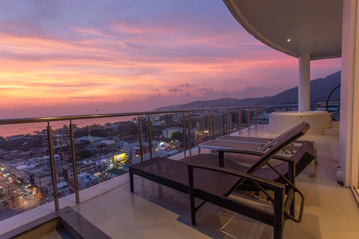 *Grand Sea View Penthouse With Rooftop Access C80 - Kata Beach