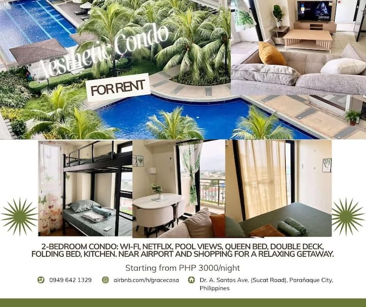 Staycation At Calathea Place Near Naia Airport - Parañaque