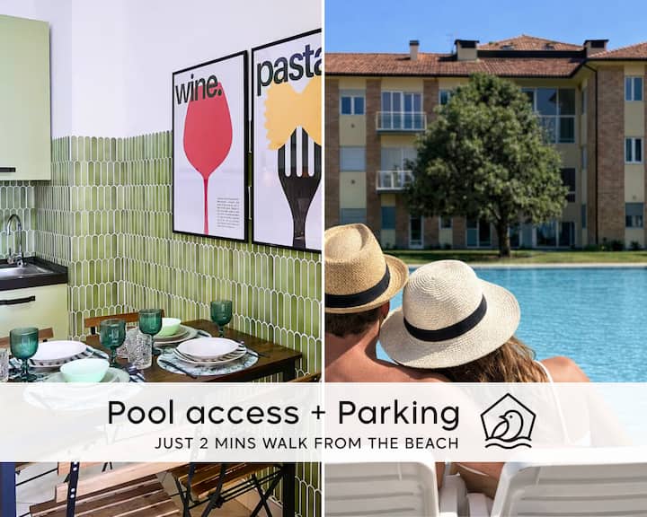 Nest37 | Quiet Seaside | Free Pool | Beach 2' Walk - Livorno