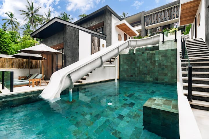 Santa Monica: 6br Jungle View Villa W/water Slide - Australia