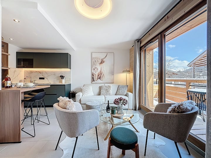 Ebène Blanc-appartement-4pers-proche Pistes - Taninges