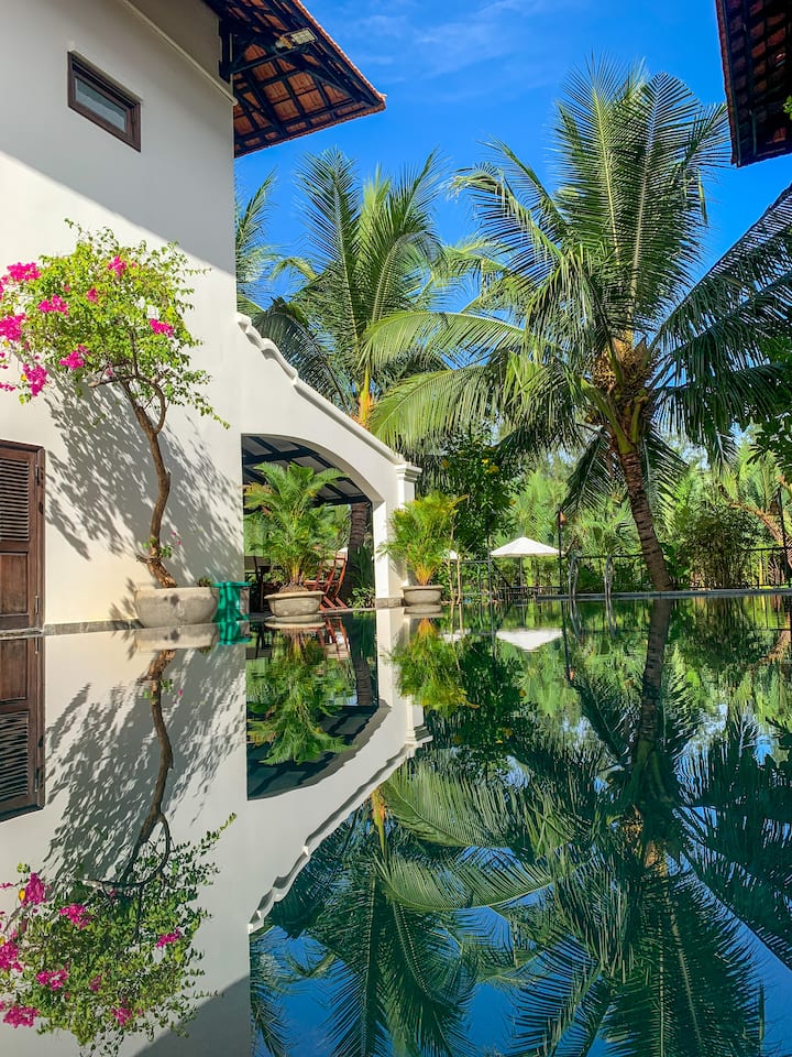 Deluxe Queen Palm View - Mayci Eco - Hoi An Center - Hội An