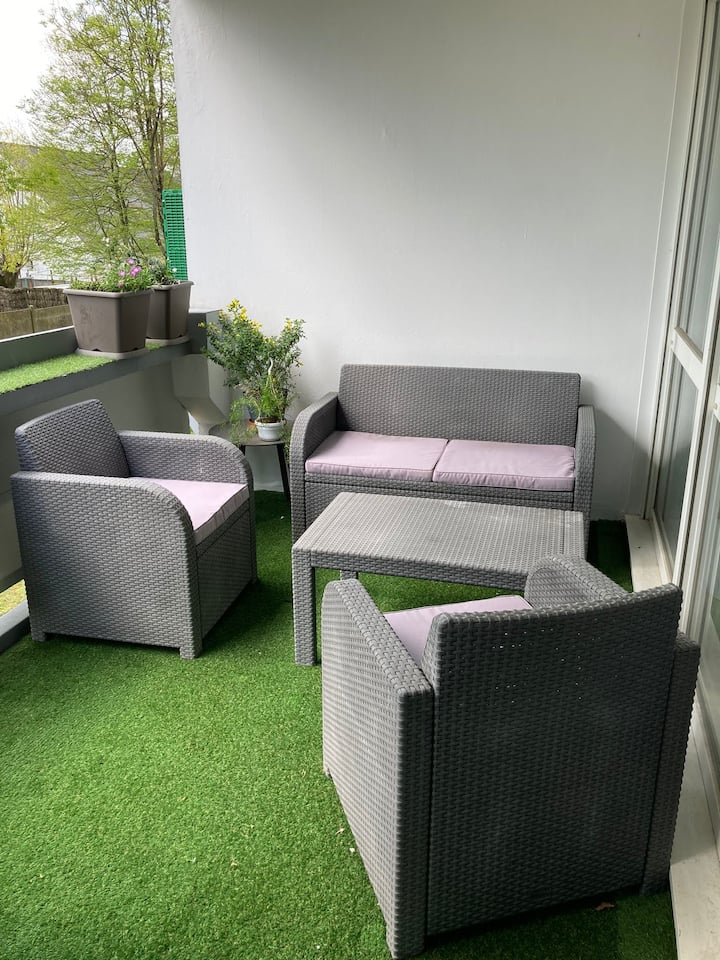 Grand Appartement Avec Terrasse & Parking - Saint-Nazaire