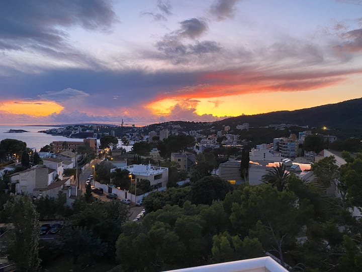 Estudio Con Terraza Y Vistas En Cala Mayor - Palma