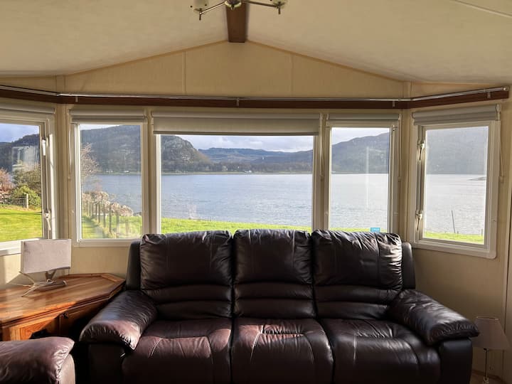 Snug Highland Caravan With Stunning Sea Views - Lochcarron