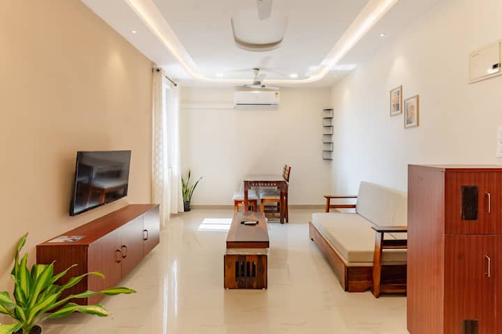 *Urban Abode - Cozy 1bhk With Pool & Play Area* - Goa