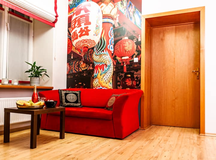 No.32 Chiński-oryginalny Apartament W Centrum | Ac - Łódź
