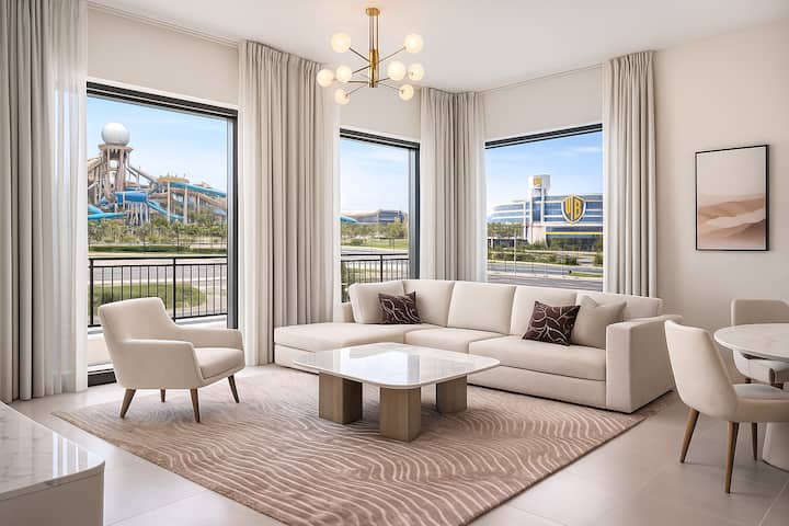 Elegant 1br | Balcony | Exclusive Yas Park Offer - Abou Dabi