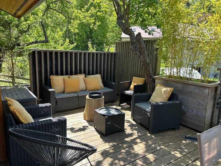 Chalet Centre Villard 14 Pers •Grande Terrasse Sud - Méaudre