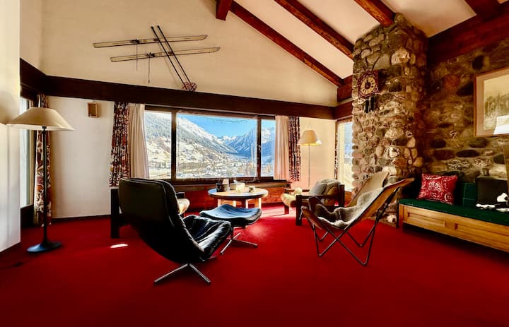 Chalet Klosters – Panoramic View & Fireplace - Gargellen