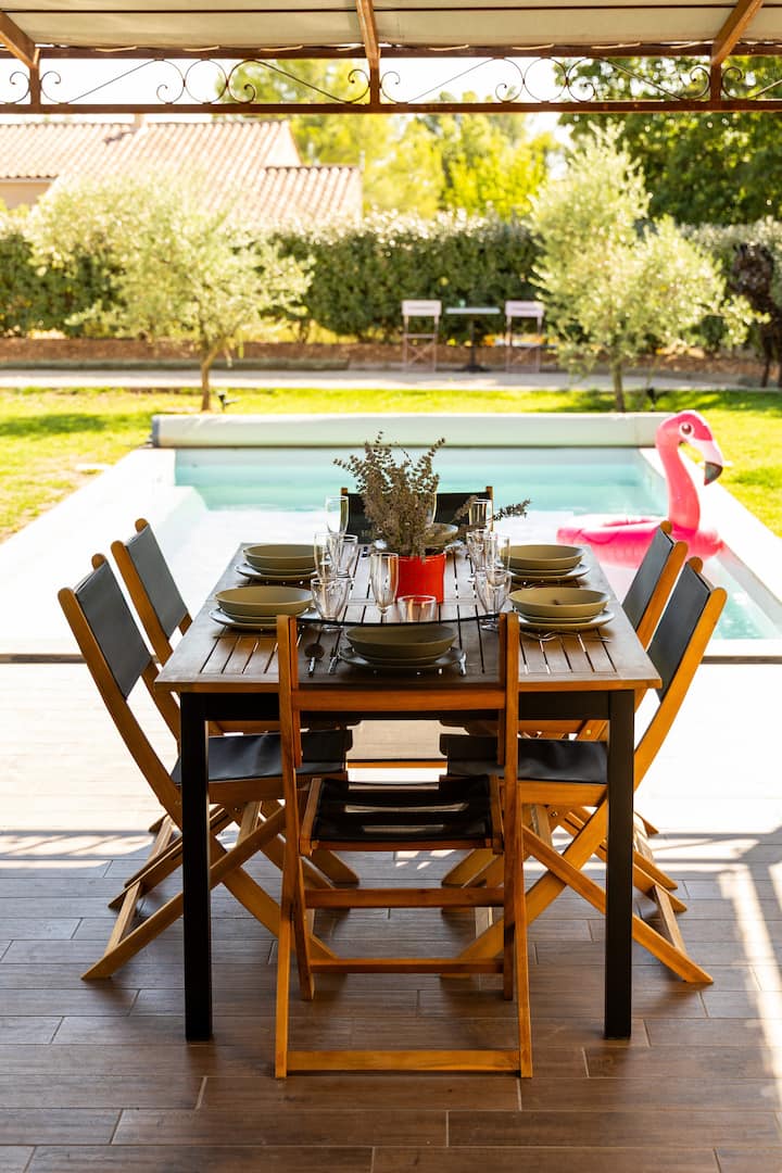 Villa Sable En Provence 4*, Piscine Chauffée. - Apt